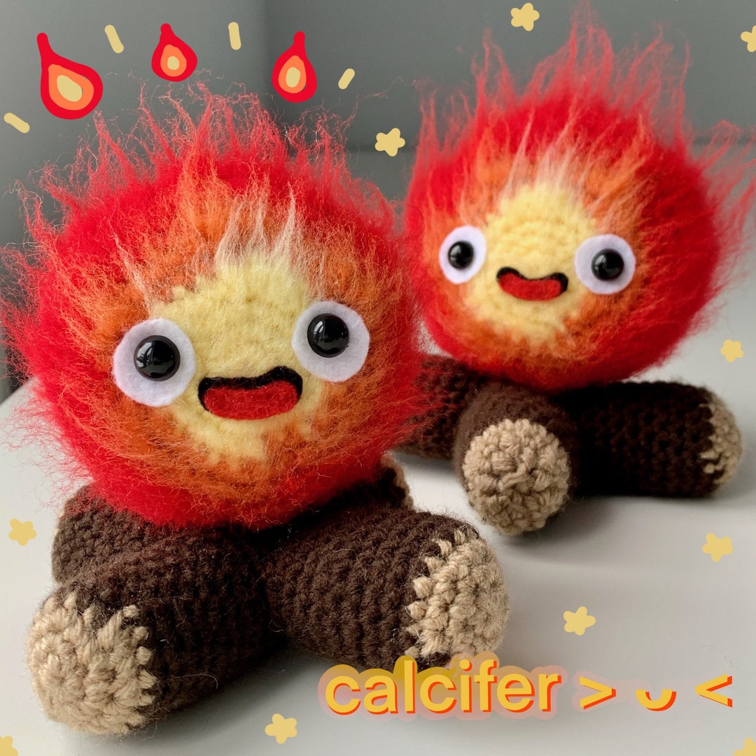 Calcifer Crochet Plush - Howl’s Moving Castle - Etsy
