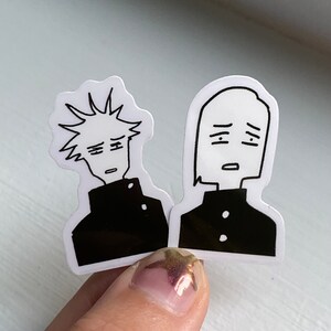 Stunned Besties Sticker Set - Megumi & Nobara From Jujutsu Kaisen Clear ...