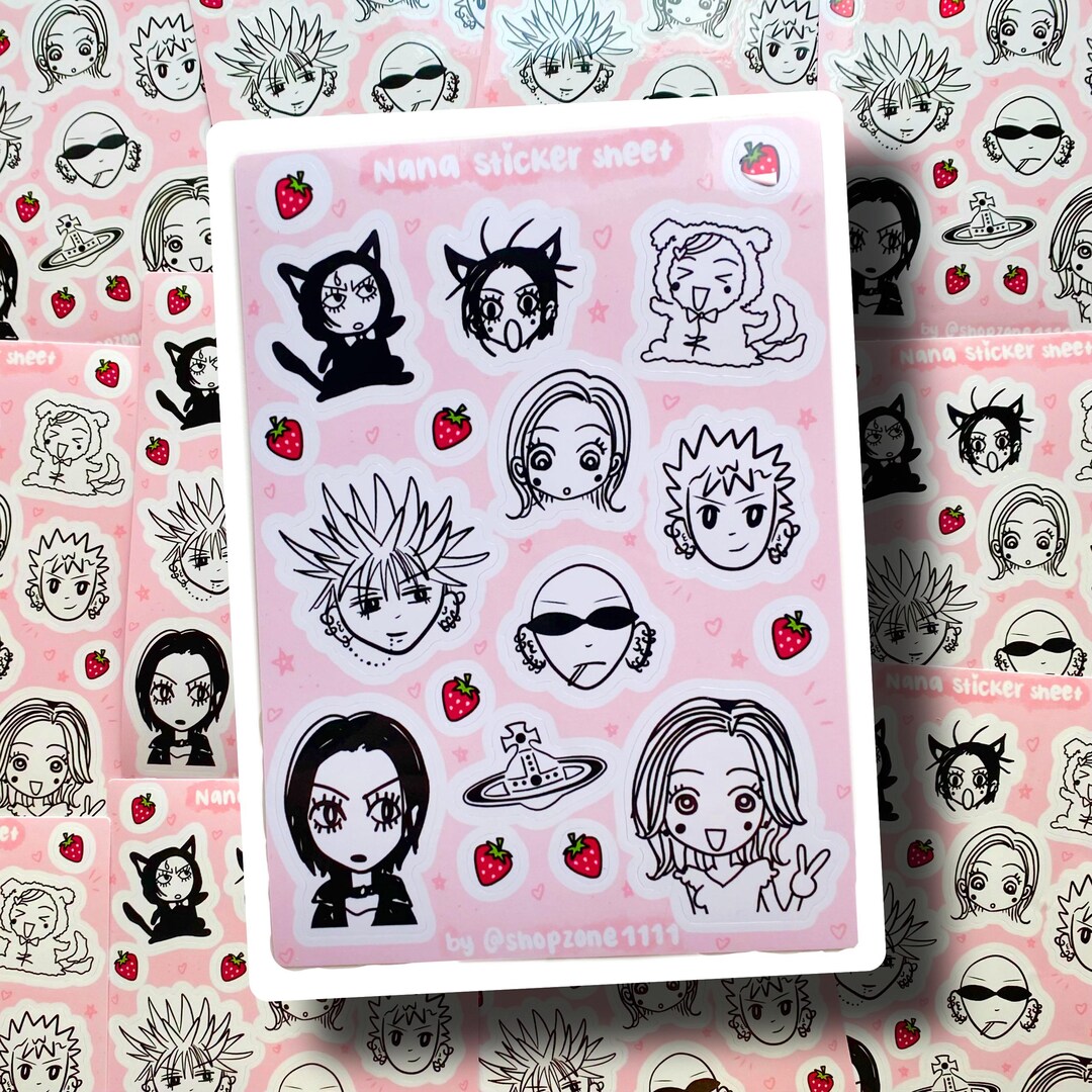 Nana Sticker Sheet - Anime Stickers - Etsy