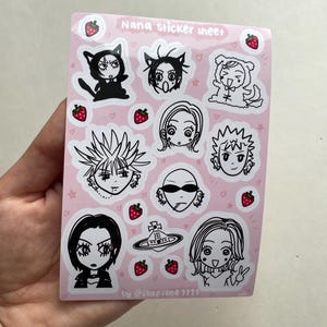 Nana Sticker Sheet - Anime Stickers - Etsy