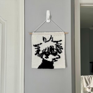 Gojo Satoru Crochet Tapestry Jujutsu Kaisen Anime Crochet - Etsy