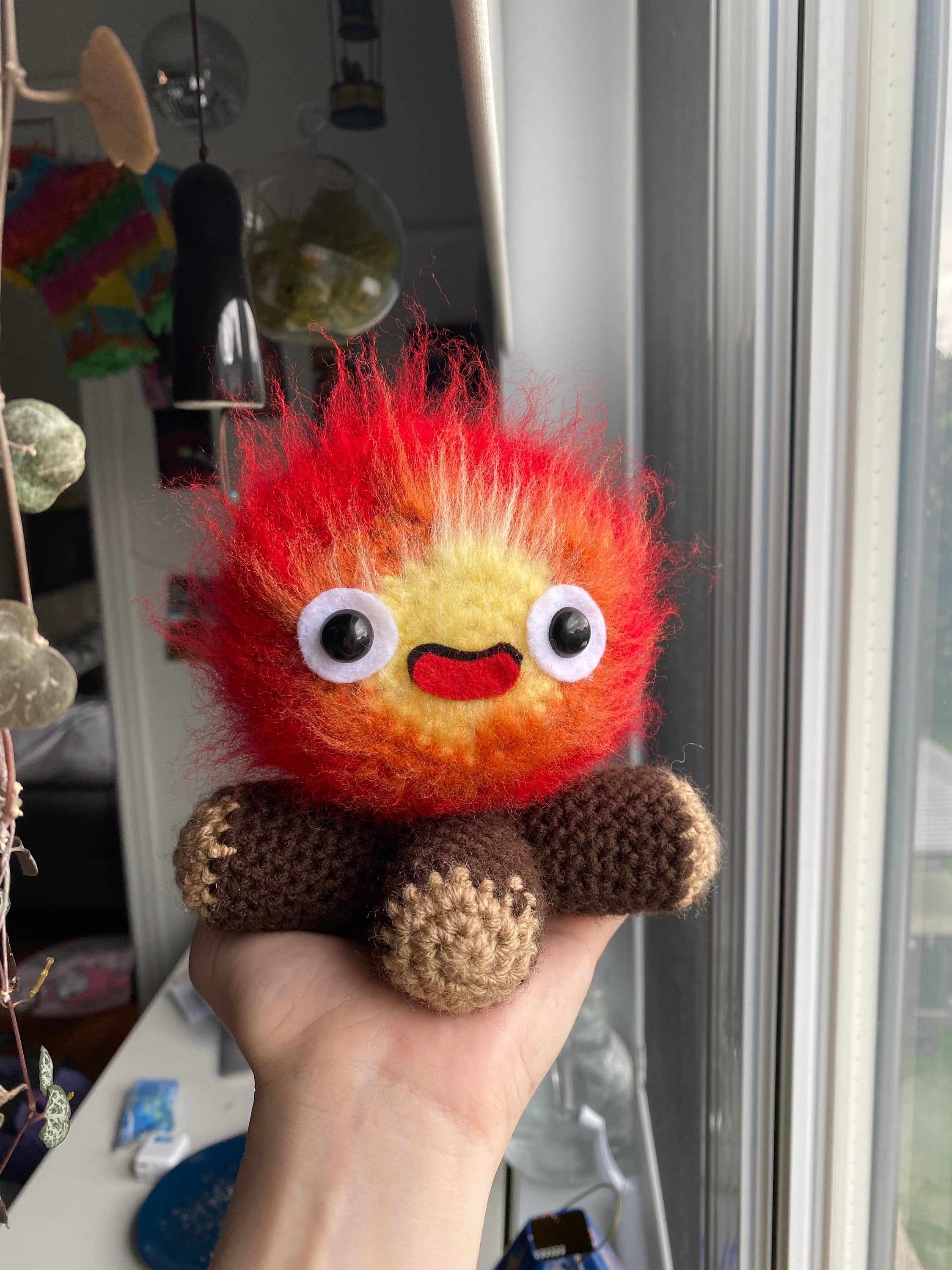 Calcifer Crochet Plush - Howl’s Moving Castle - Etsy