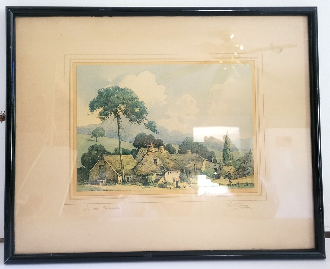 George Henry Downing Signed Lithograph - Etsy
