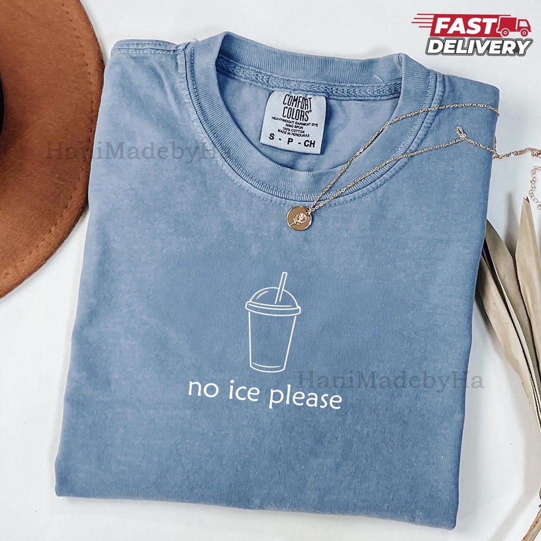 No Ice Please Comfort Tshirt, Subtle Anti IC.E Shirt, Political Protest ...