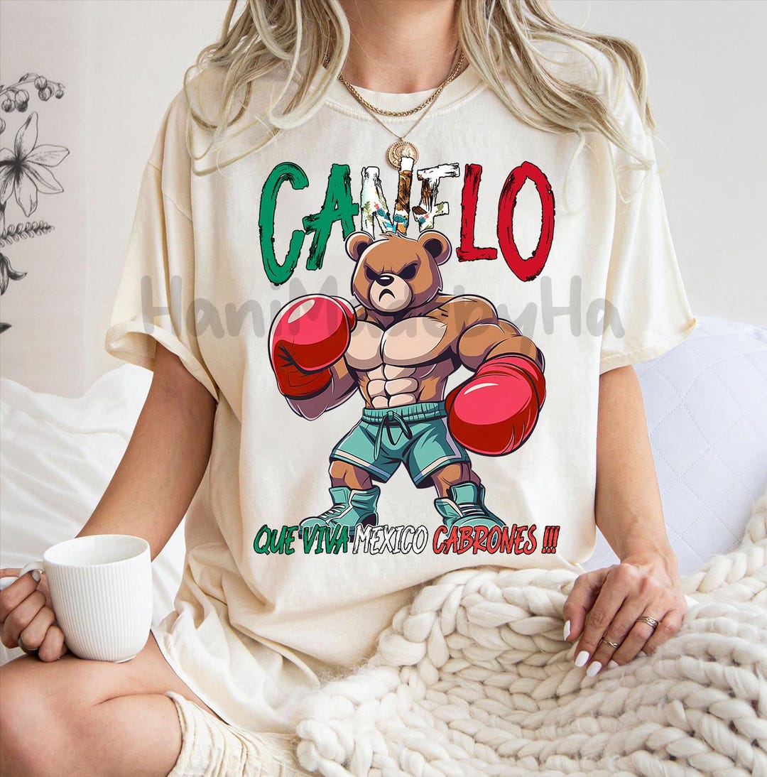 Canelo Teddy Bear Shirt, Canelo Alvarez Bear, Canelo Bear Shir , Canelo ...