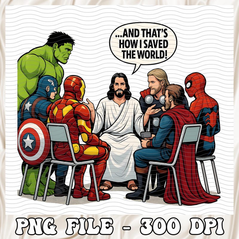 Jesus Superhero - Etsy