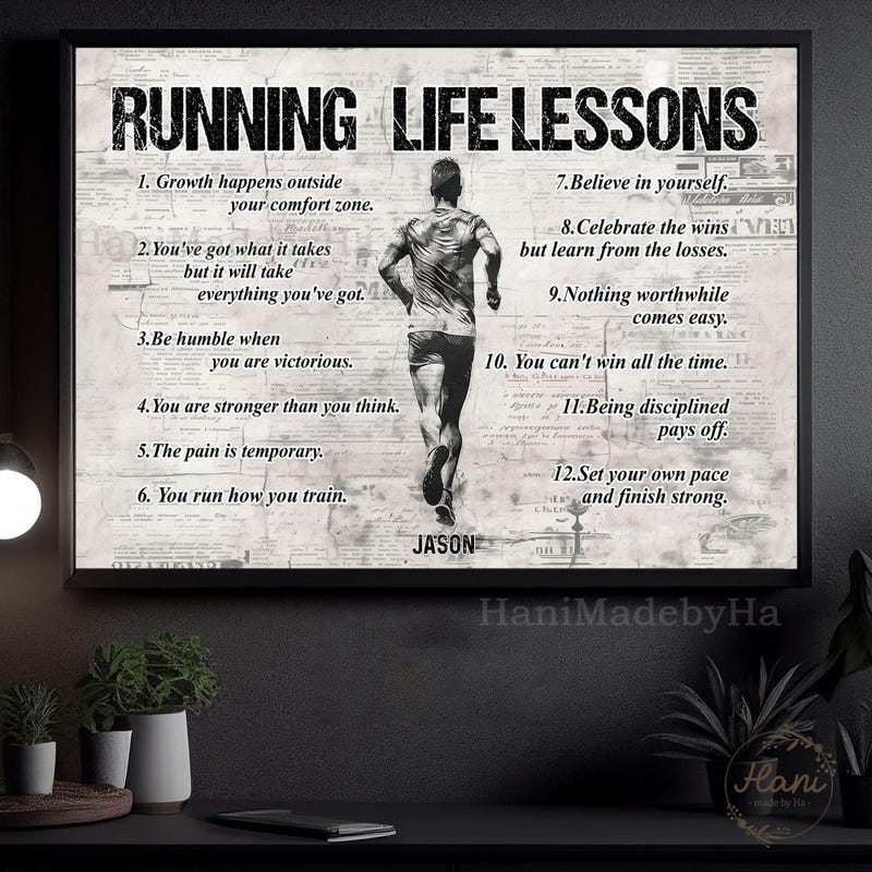 Running Wall Decor - Etsy