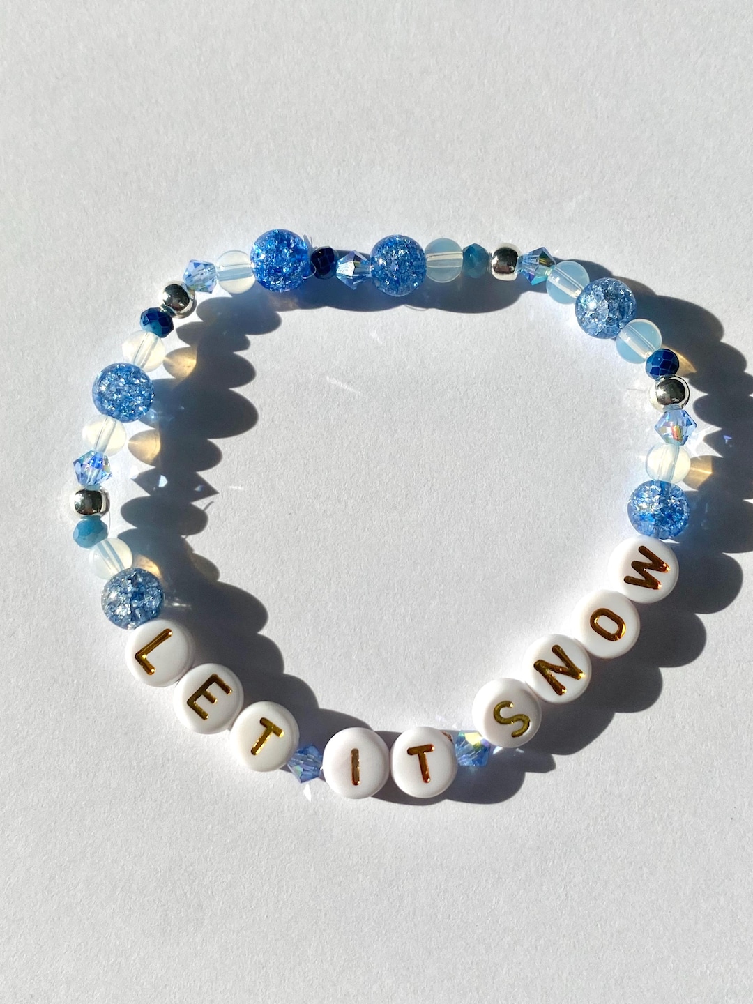 Let It Snow Bracelet - Etsy