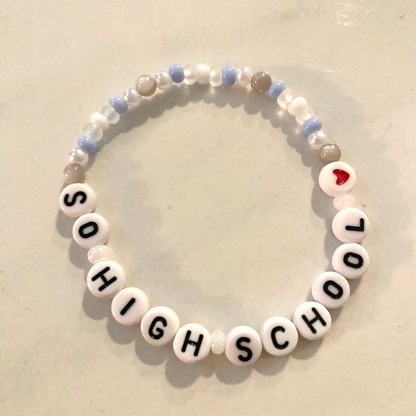 So High School Friendship Bracelet - Etsy