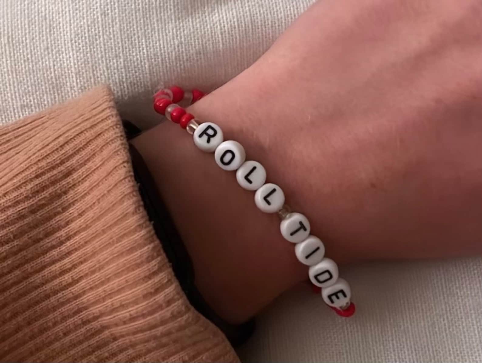 Customizable College Bracelet - Etsy