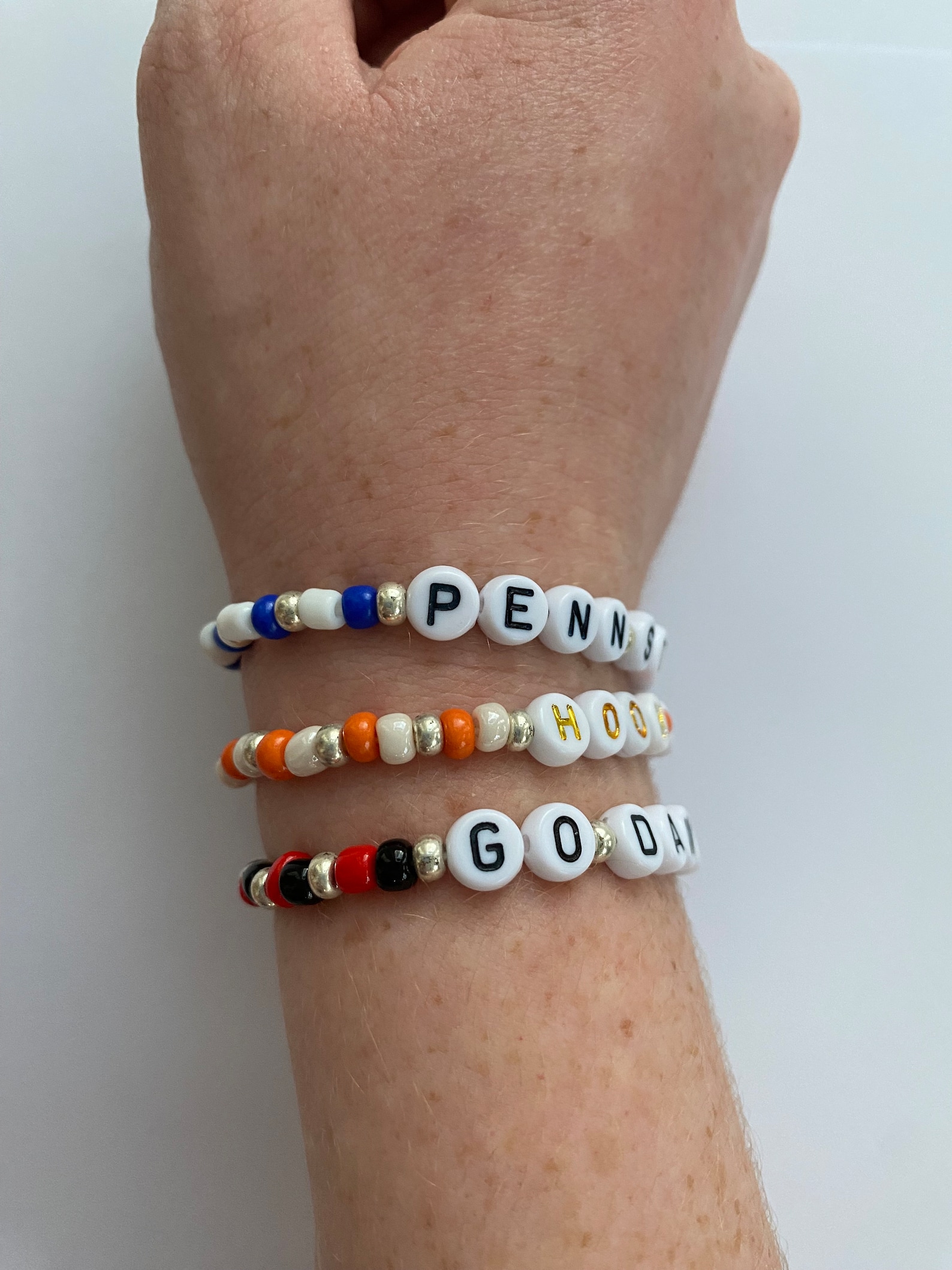 Customizable College Bracelet - Etsy