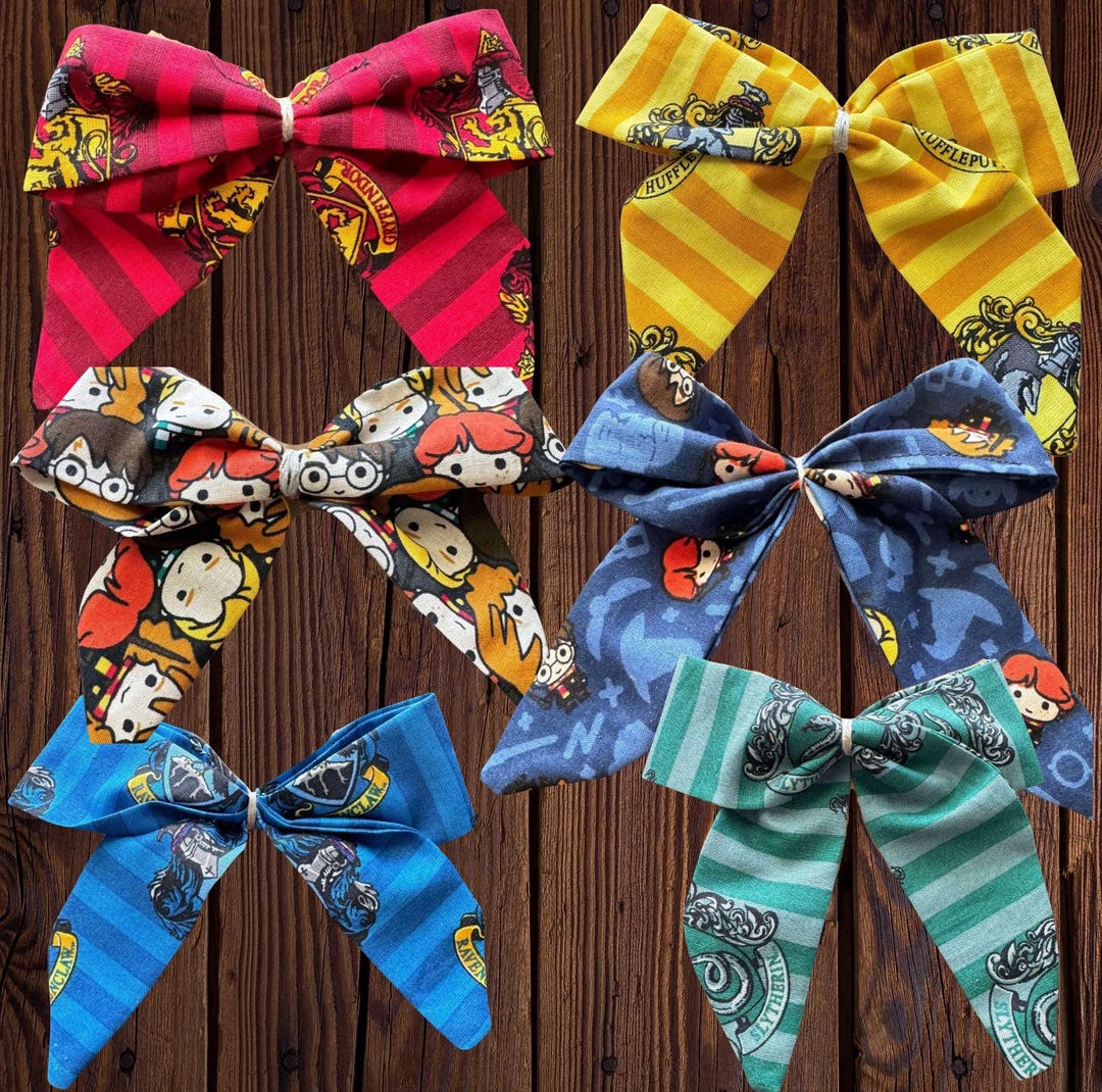 Harry Potter Hair Bows, Harry Potter Pop Character Bows - Etsy