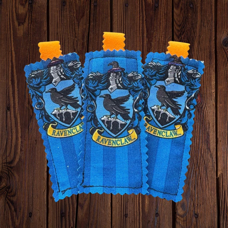 Harry Potter Fabric Book Marks - Etsy