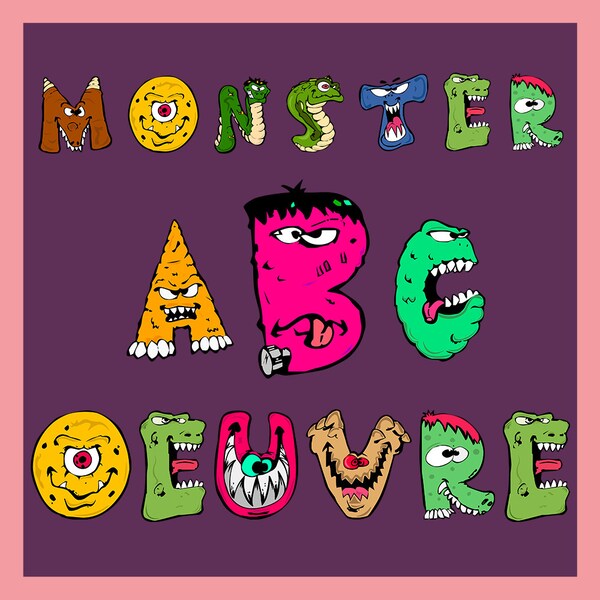 Monster Abc - Etsy