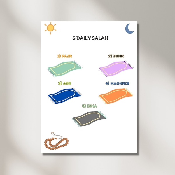 Kids Salah Learning - Etsy