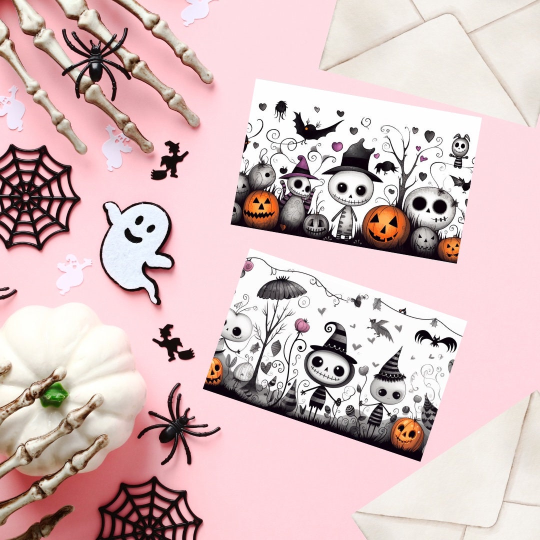 Printable Halloween Card, Instant Download, Cards for Halloween, Happy ...