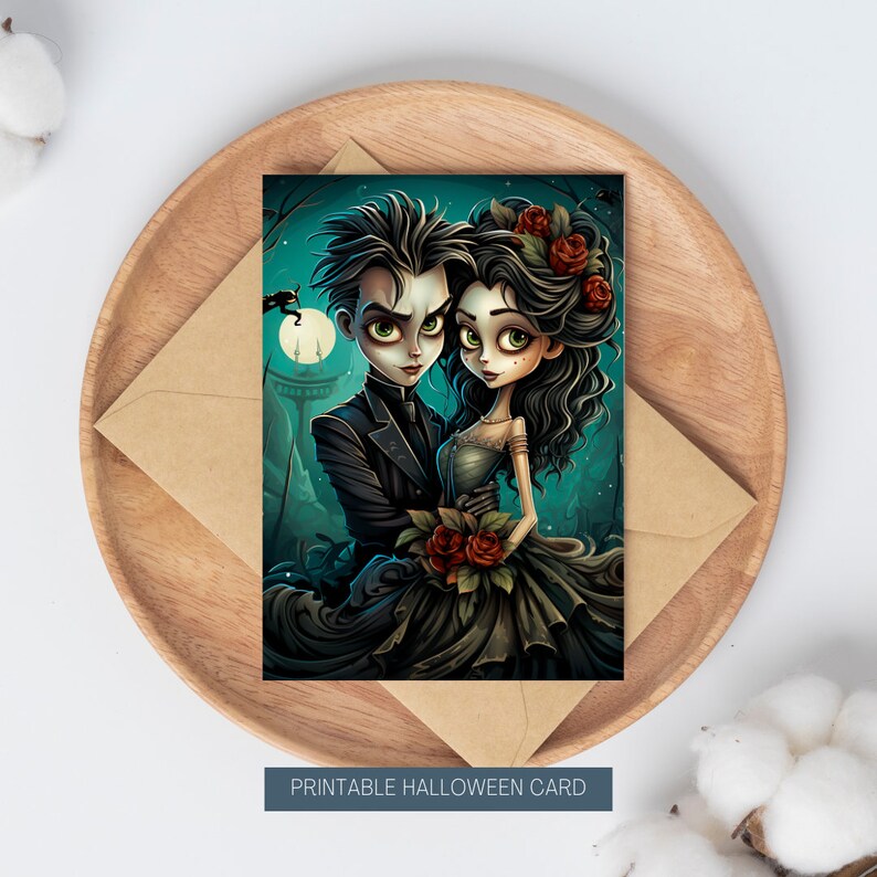 Printable Happy Halloween Card, Instant Download, Scary Design Pack ...