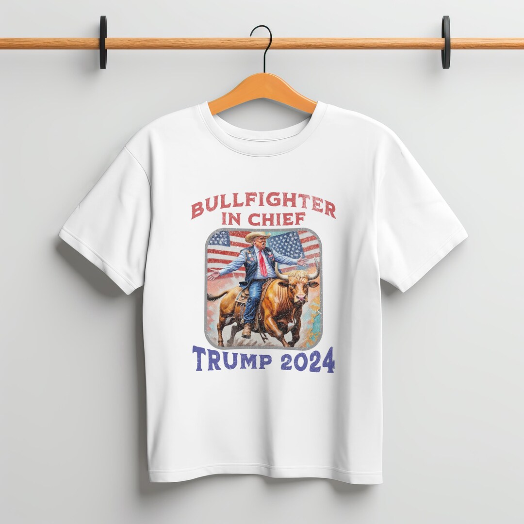 Bullfighter in Chief Trump 2024 Png,western Trump Png,cowboy Png,rodeo ...