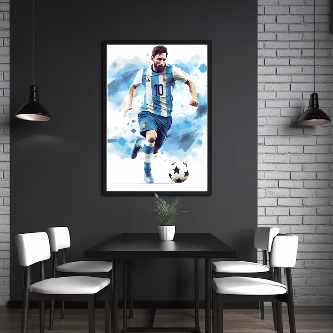 Messi Satin Posters Lionel Messi World Champion Physical Item. - Etsy