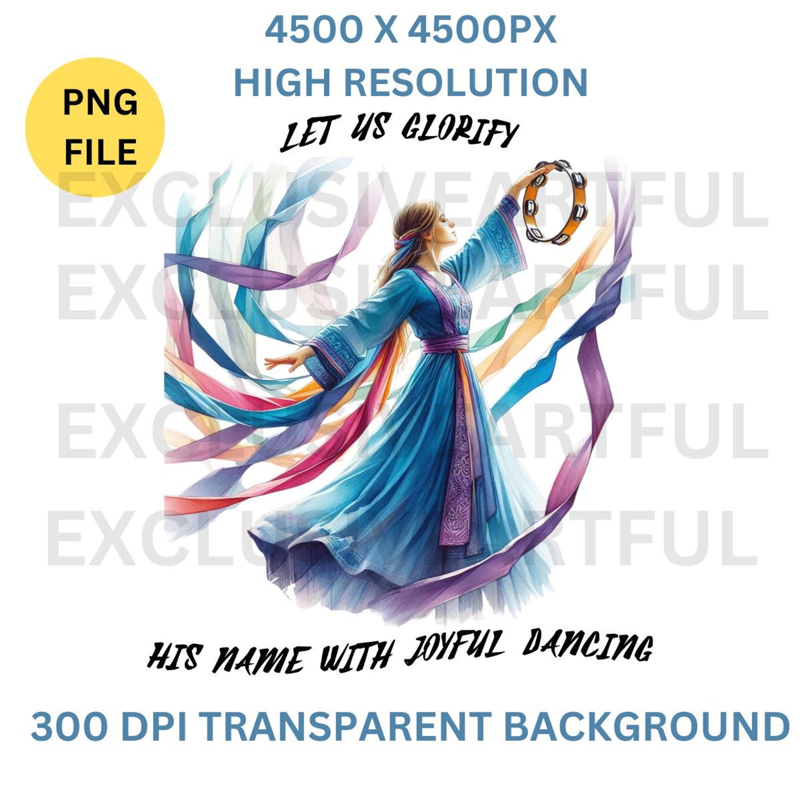 PNG Let Us Glorify Jesus,prophetic Dance,christian Design,sublimation Png,christian Svg,gift for ...