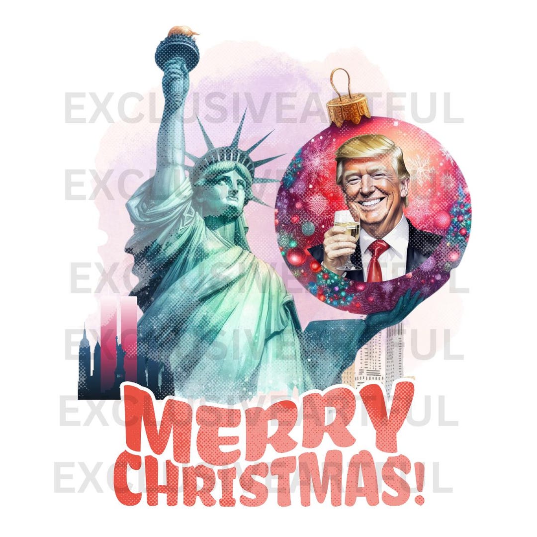 Statue of Liberty Trump Png,statue of Liberty Christmas Png,sublimation ...