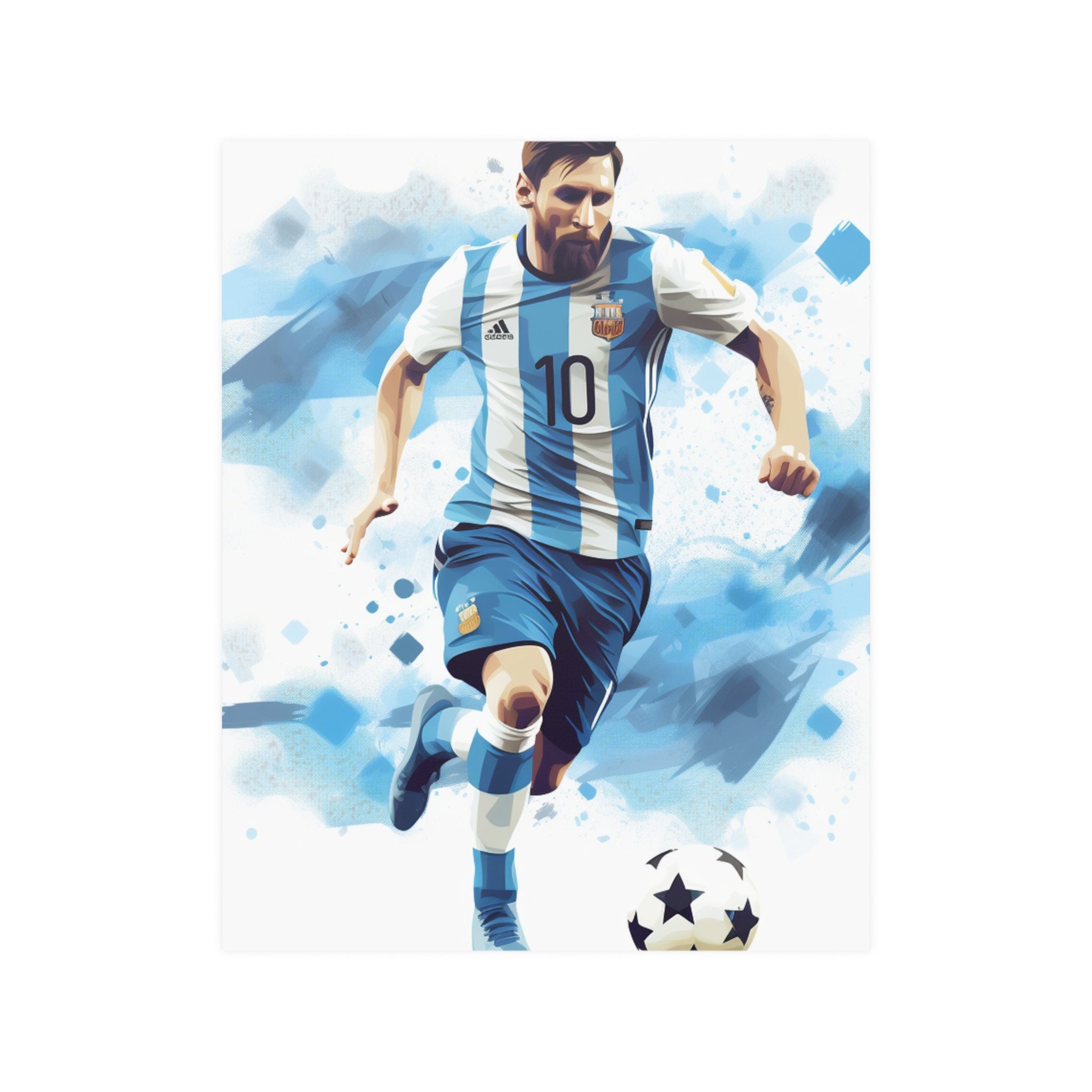 Messi Satin Posters Lionel Messi World Champion Physical Item. - Etsy