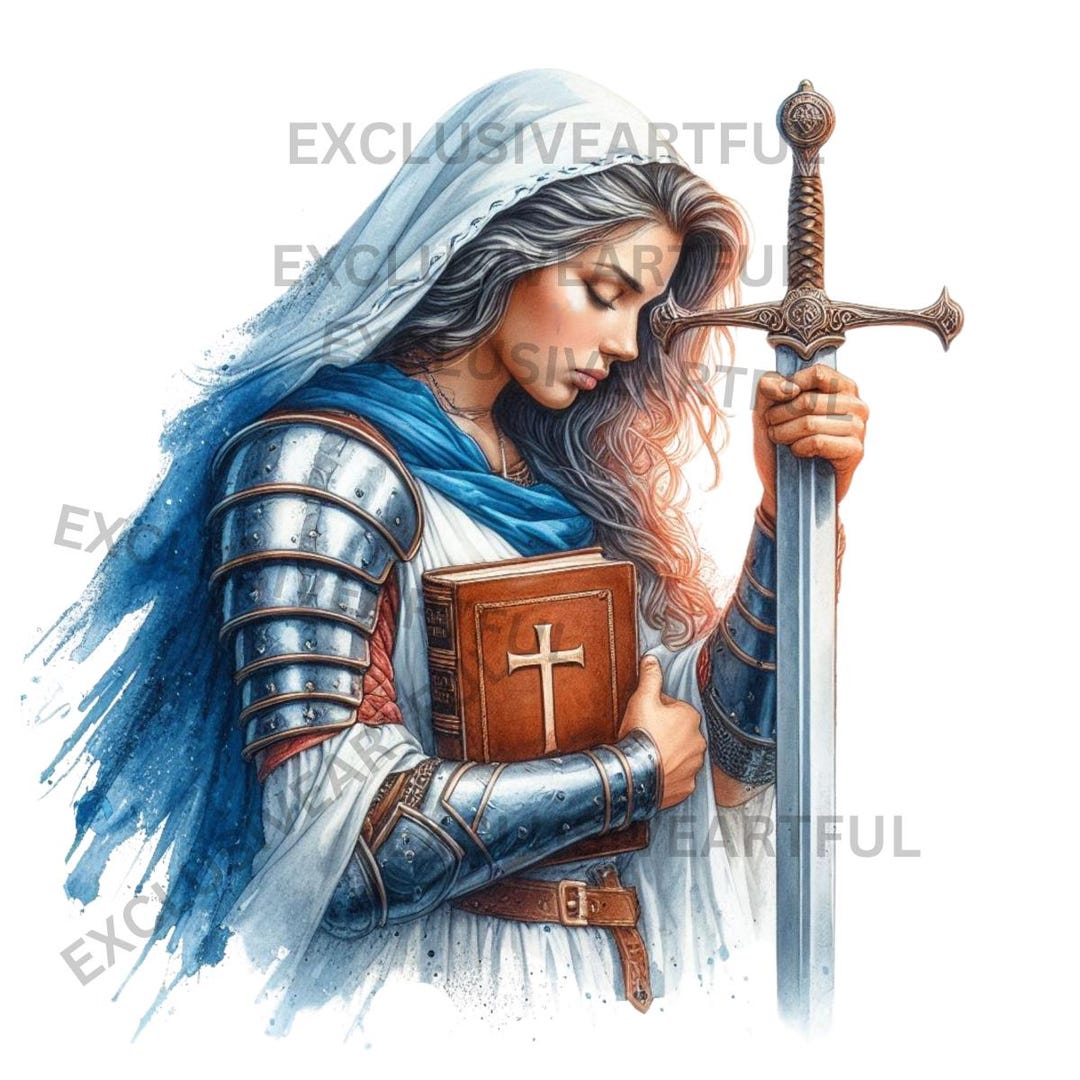 Prayer Warrior Woman Empowered Png,sublimation Png,christian Woman ...