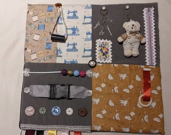 Dementia Activity/fiddle Mat/fidget Cushion/sensory Mat (sewing) - Etsy ...