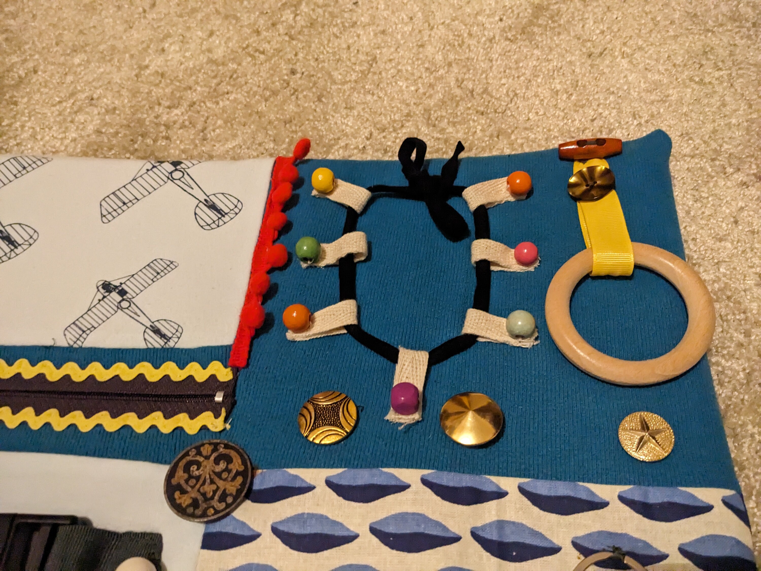 Dementia Activity Mat/fiddle Mat/fidget Cushion/sensory Mat war Planes ...