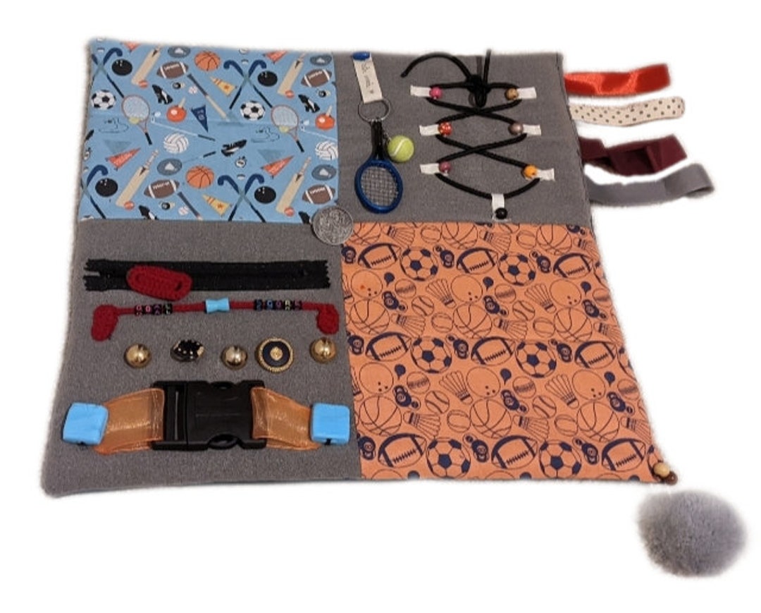Dementia Activity/fiddle/fidget Cushion/sensory Mat sports - Etsy
