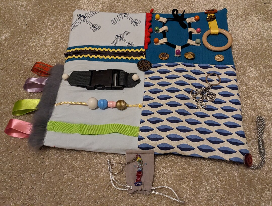 Dementia Activity Mat/fiddle Mat/fidget Cushion/sensory Mat war Planes ...
