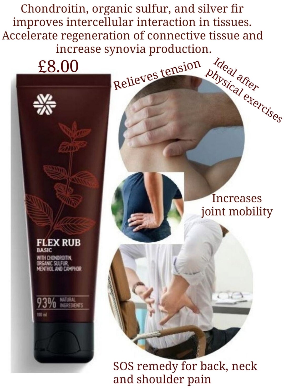 Flex Rub Pain Relieving Creamuyan Nomo Body - Etsy