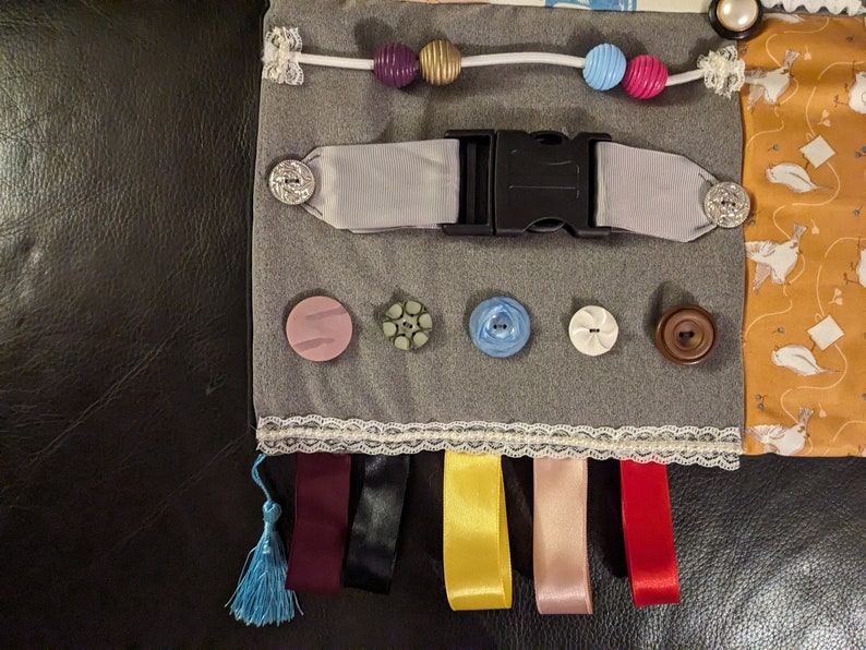 Dementia Activity/fiddle Mat/fidget Cushion/sensory Mat (sewing) - Etsy ...