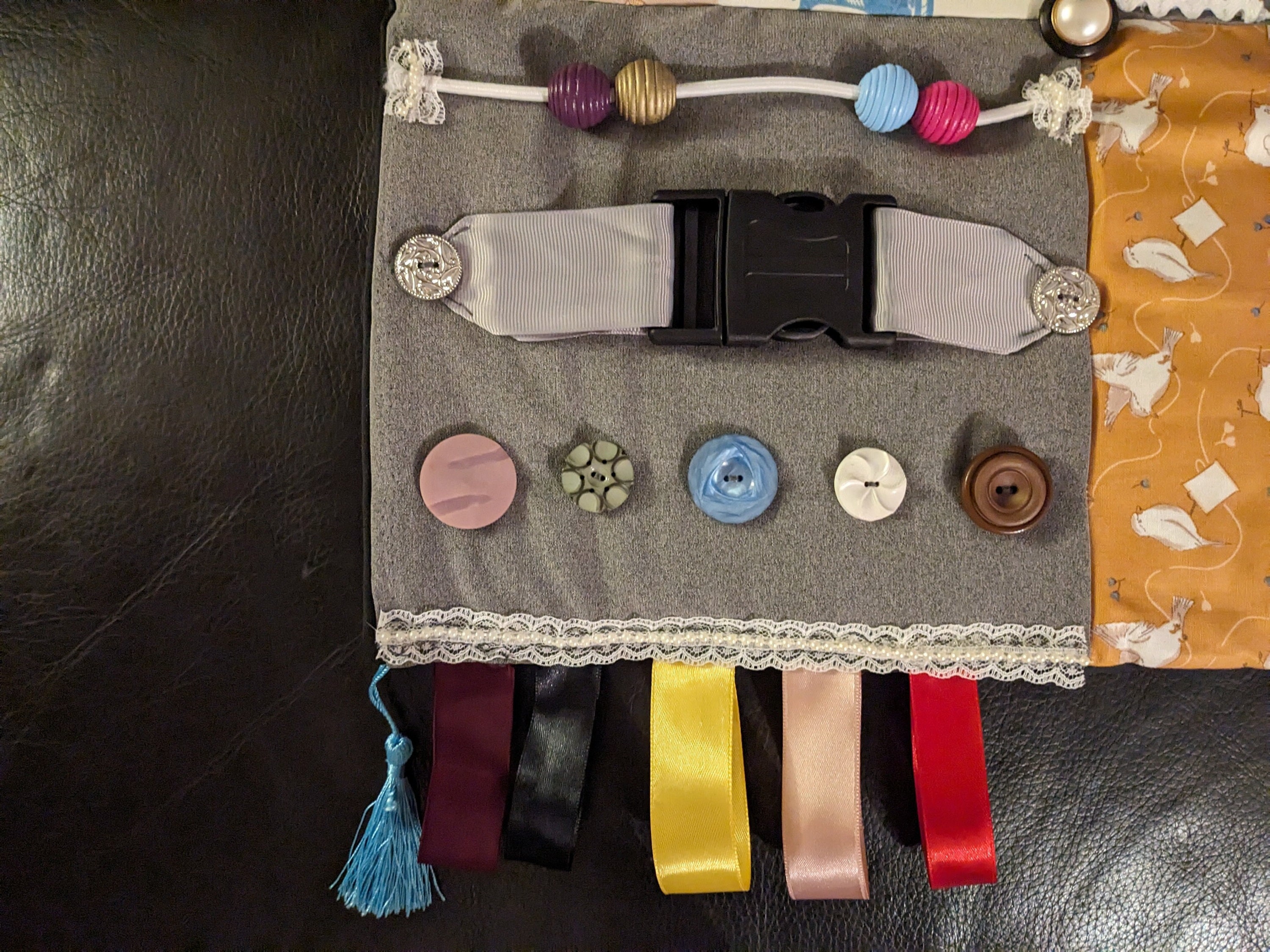 Dementia Activity/fiddle Mat/fidget Cushion/sensory Mat (sewing) - Etsy ...