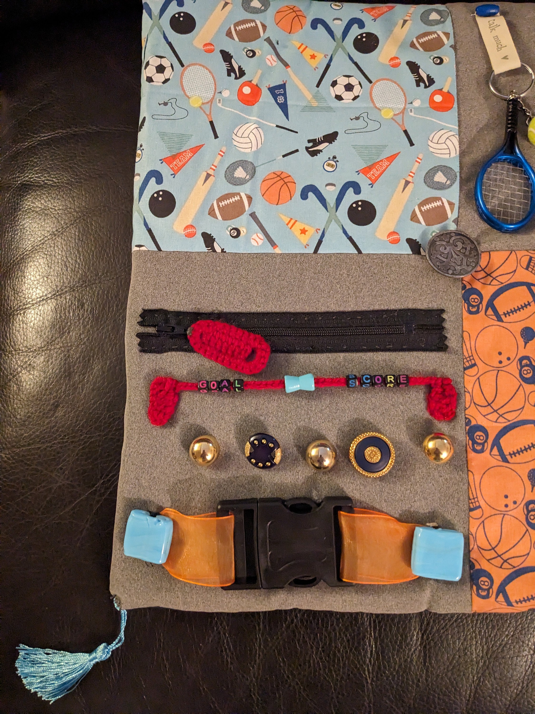 Dementia Activity/fiddle/fidget Cushion/sensory Mat sports - Etsy