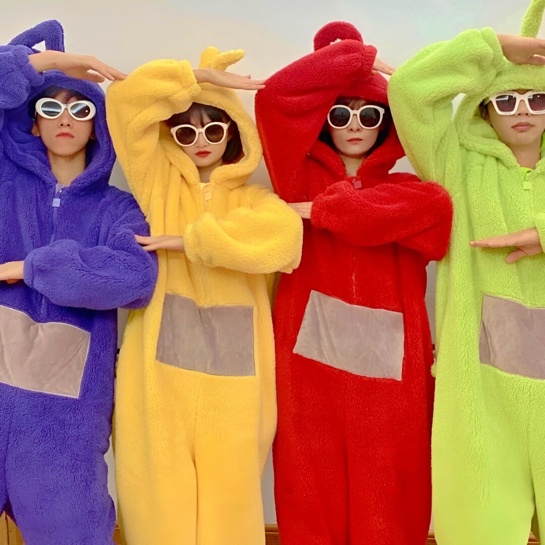 Teletubbies Unisex Costume Comfortable Cosplay Couple Pajamas - Etsy ...