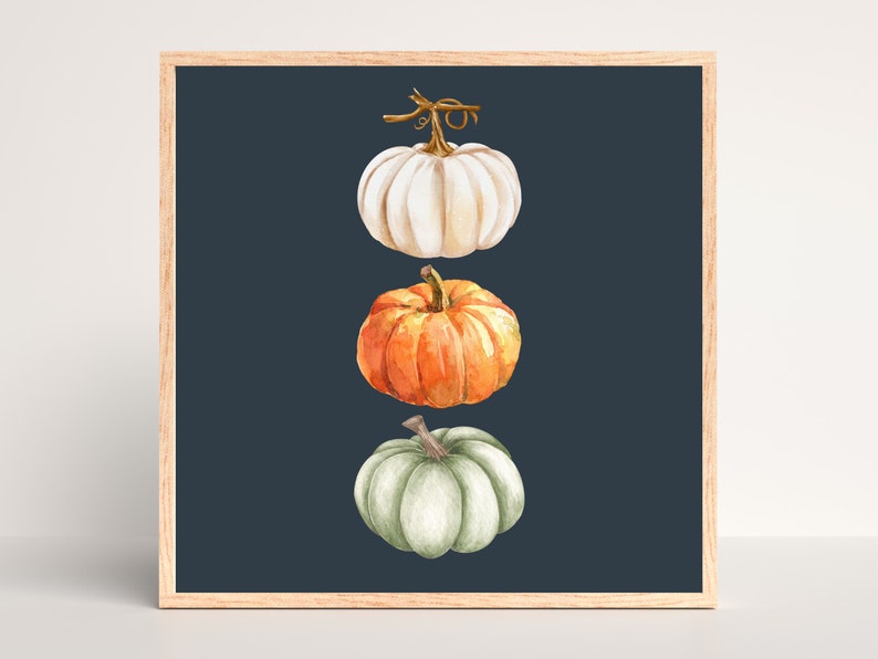 Autumn Prints, Pumpkin Wall Art, Fall Wall Art, Fall Pumpkins, Country ...