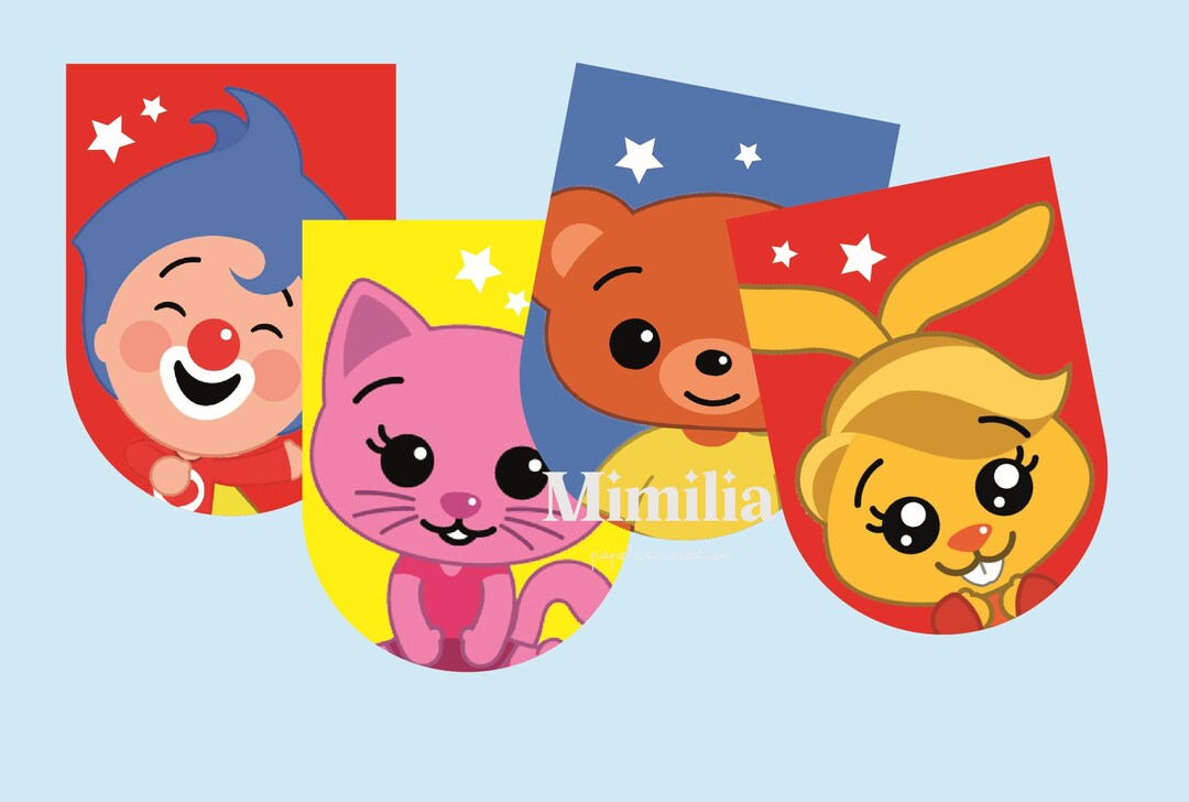 Plim Plim Printable Banner PDF Printable Children's Decoration Banner ...