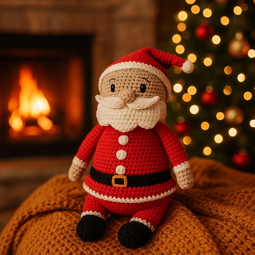 Crochet Santa Claus Amigurumi Pattern, Beginner Friendly (PDF Download ...