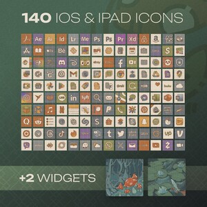 Cottagecore Inspired Theme App Icon Set | Aesthetic IOS and Ipados App ...