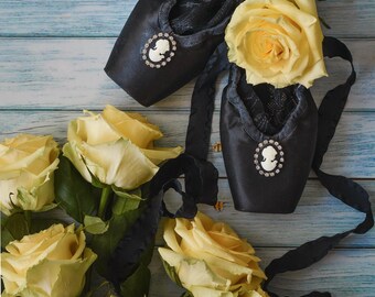 Shabby Chic White Decorative Pointe Shoes - Etsy