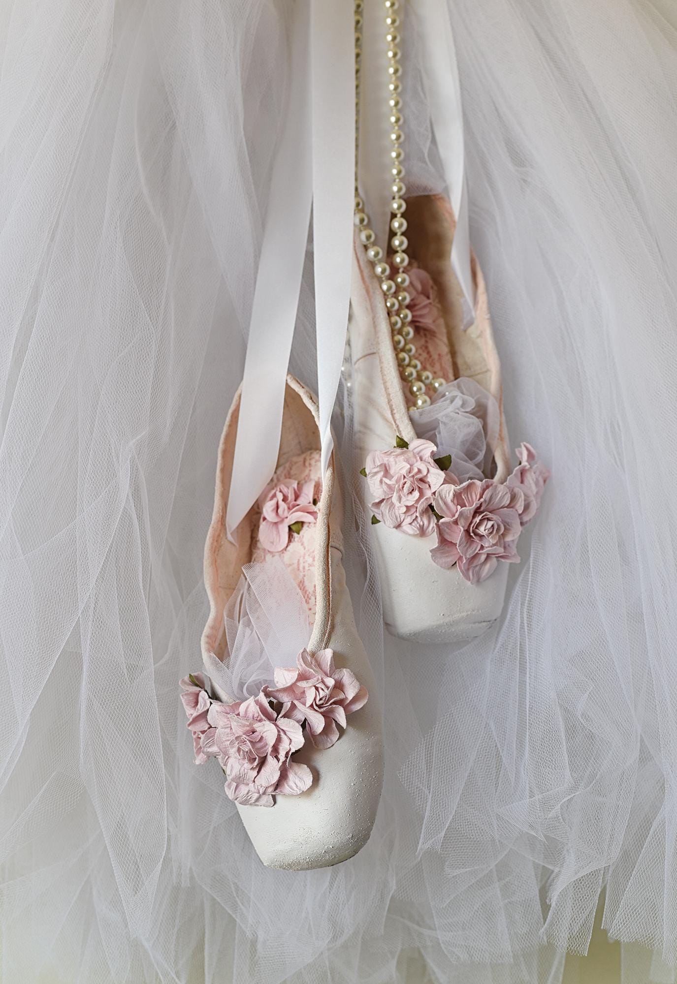 Shabby Chic White Decorative Pointe Shoes - Etsy
