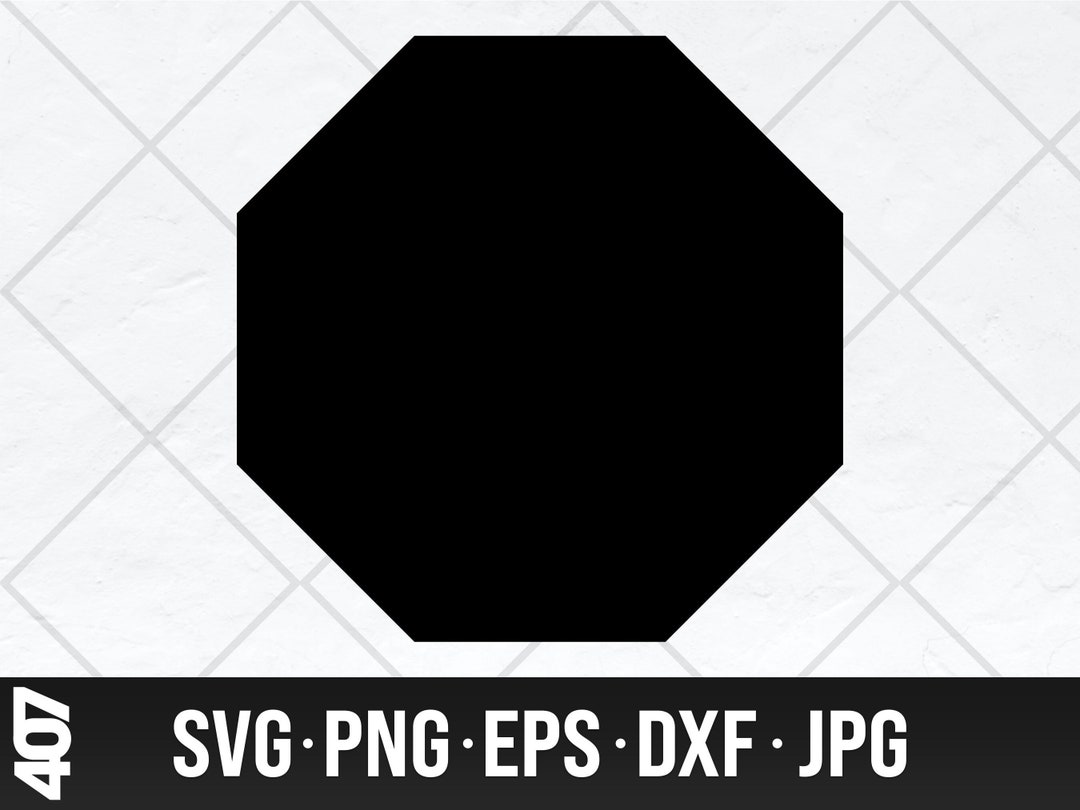 Octagon SVG Files Octagon Vector File Octagon Clip Art - Etsy
