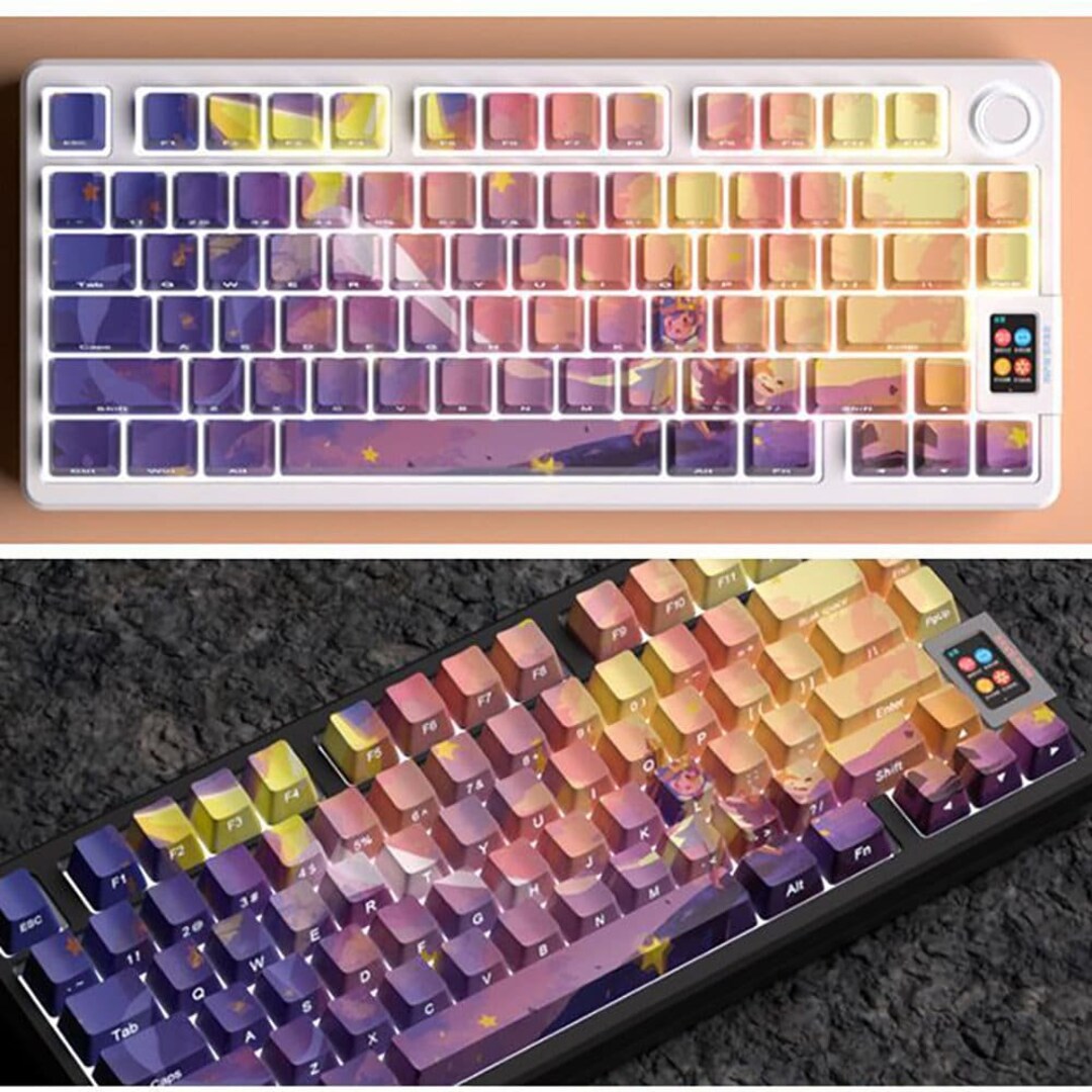 Rare Milky Texture Abstract Keycap Set Cherry MX Mechanical - Etsy