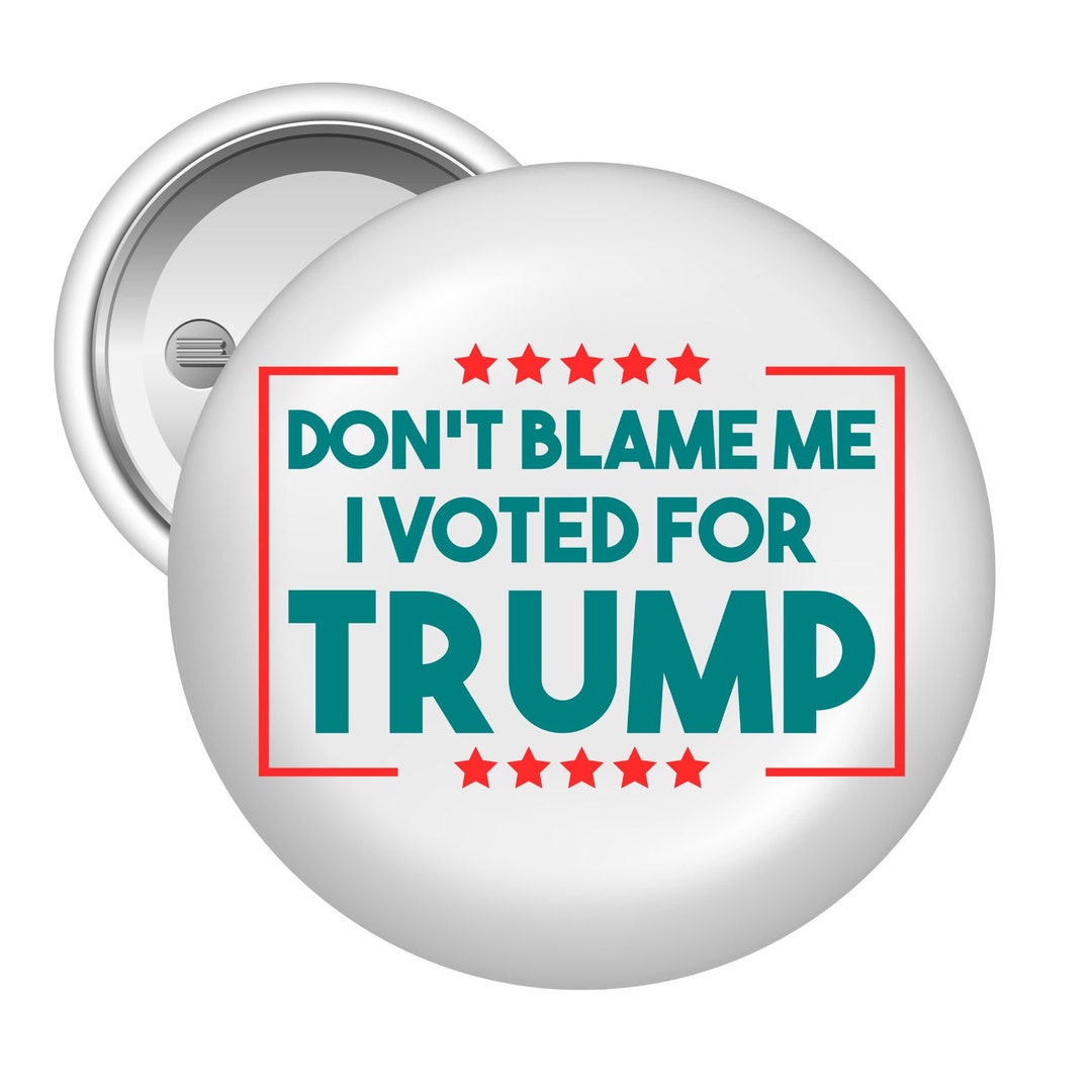 Handmade Buttons With Donald Trump 2024 USA Motif Individual Badges ...