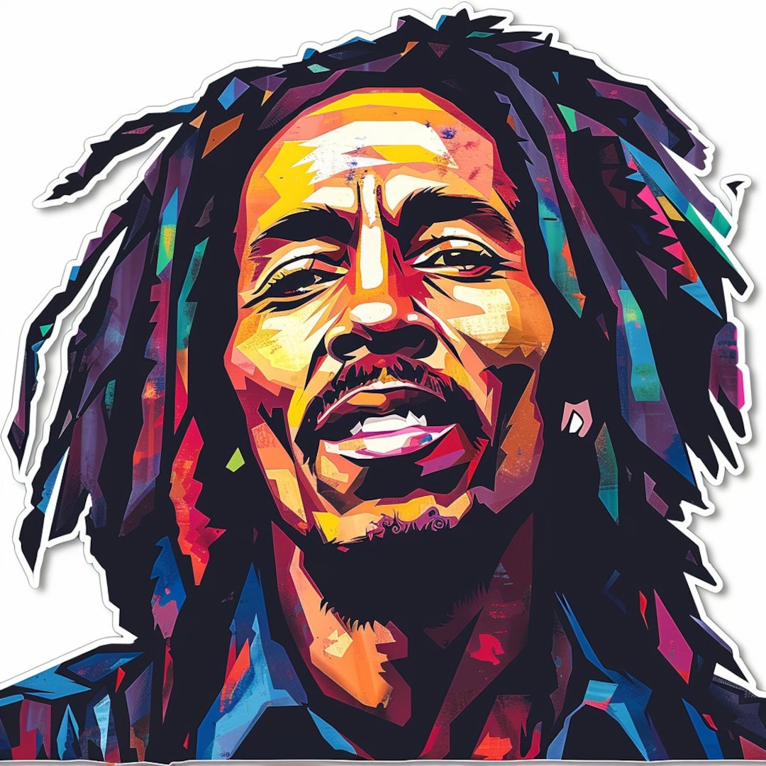 Car Sticker Bob Marley Sticker Weatherproof Outdoor Vinyl - Etsy