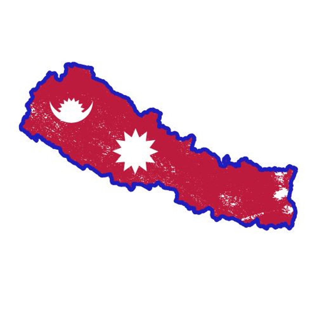 Car Sticker Sticker Flag Nepal Flag Sticker - Etsy