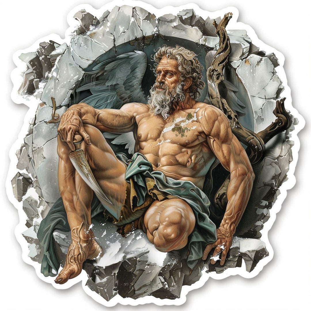 Car Sticker Prometheus Greek Mythology Sticker Weatherproof Outdoor ...