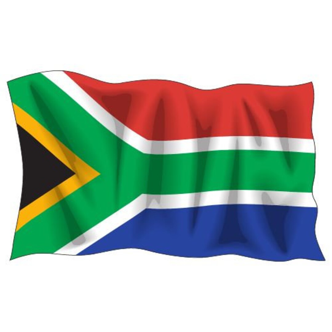 Flag South Africa Flag Sticker Personalizable Outdoor Vinyl Sticker - Etsy
