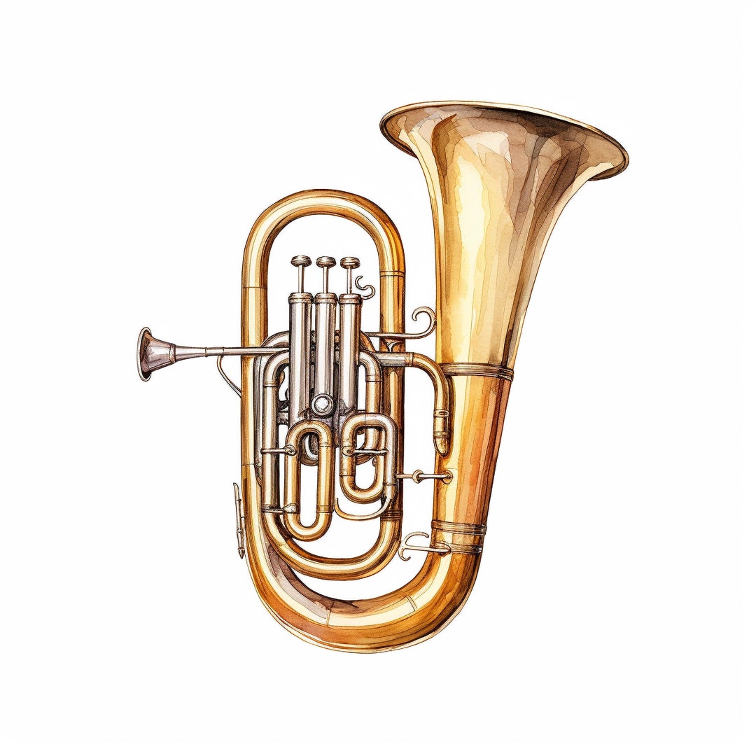 Car Sticker Watercolor Trumpets Sticker Weatherproof Outdoor Vinyl - Etsy